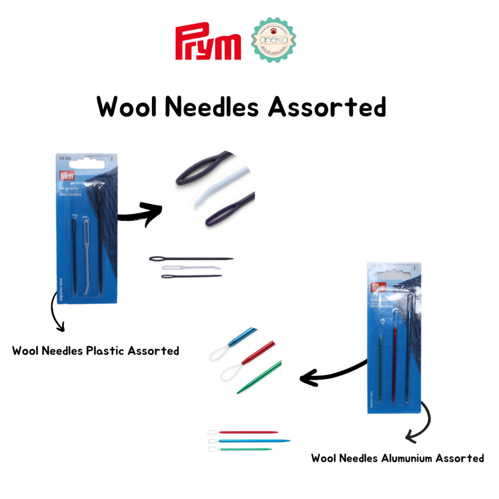 Jual Prym - Wool Needles Plastic / Alumunium Assorted | Shopee Indonesia