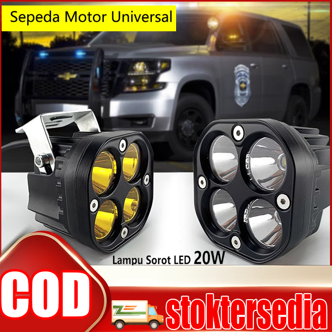 Jual Lampu Mengemudi LED Mobil Tahan Air 3 inci Cloverleaf 40W Lampu ...