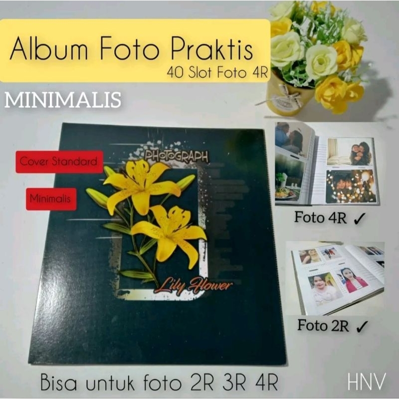 Jual Bayar di tempat !!! Album foto slip 3r 4r 40 foto landscap model ...