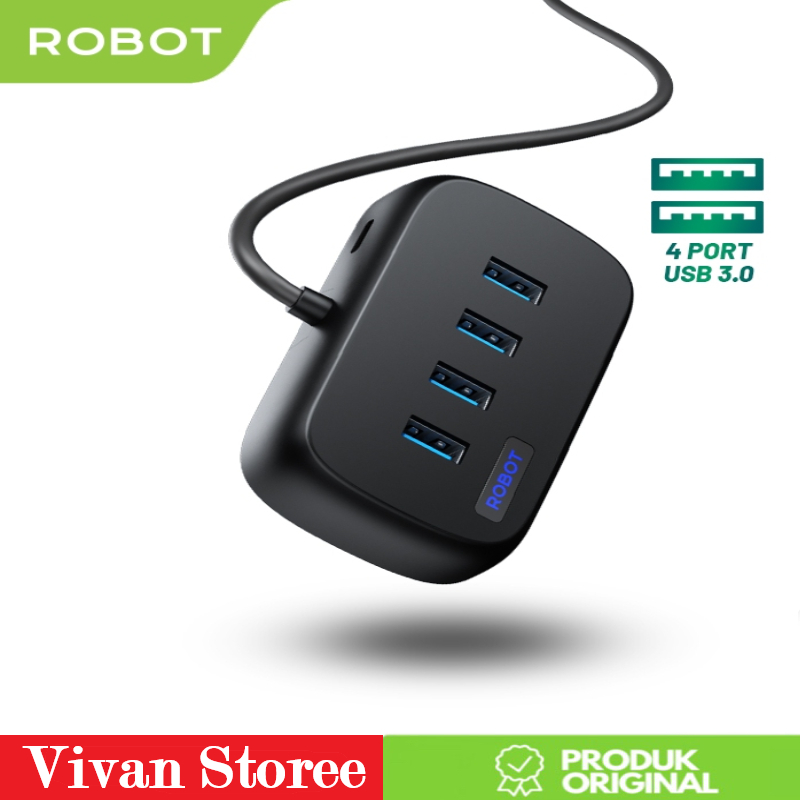 Jual ROBOT USB Hub H350 USB A ke USB 3.0 4 Ports 1 Meter 5Gpbs Garansi ...