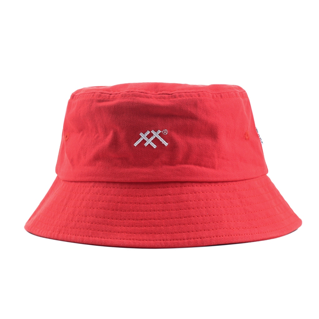 Jual Moos Bucket Hat Logo - Soft Red | Shopee Indonesia