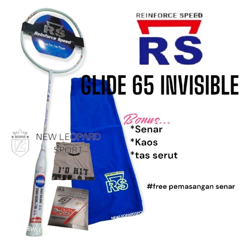Jual Raket Badminton RS Glide 65 Invisible / Racket Badminton RS ...