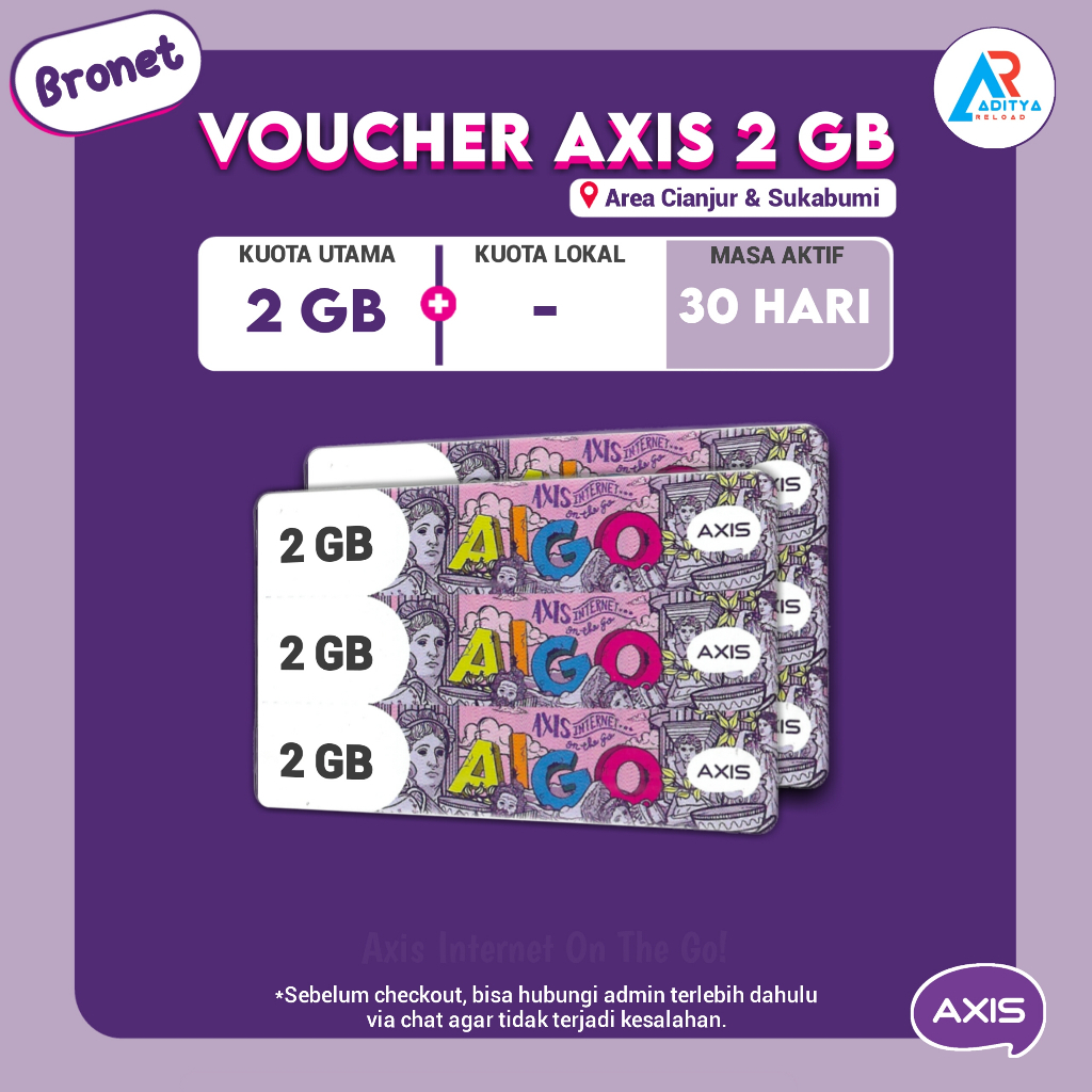 Jual Voucher Kuota Axis 2GB 30Hari | Shopee Indonesia