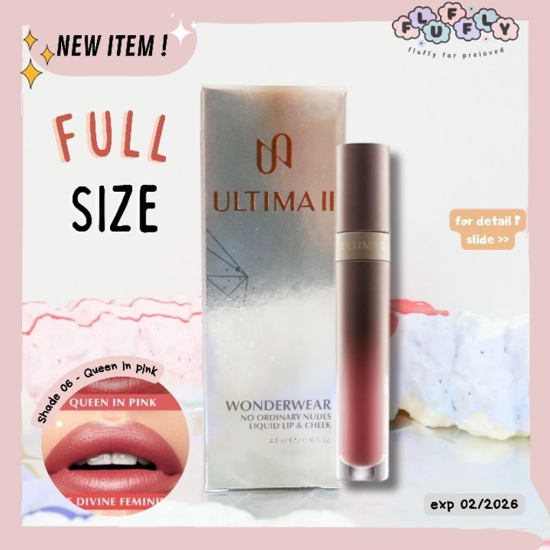 Jual ULTIMA II Wonderwear No Ordinary Nudes Liquid Lip & Cheek [Shade ...