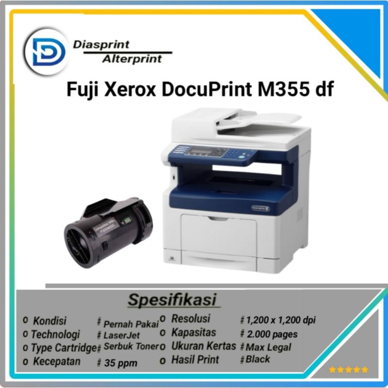 Jual Fuji Xerox DocuPrint M355 df/scan copy | Shopee Indonesia