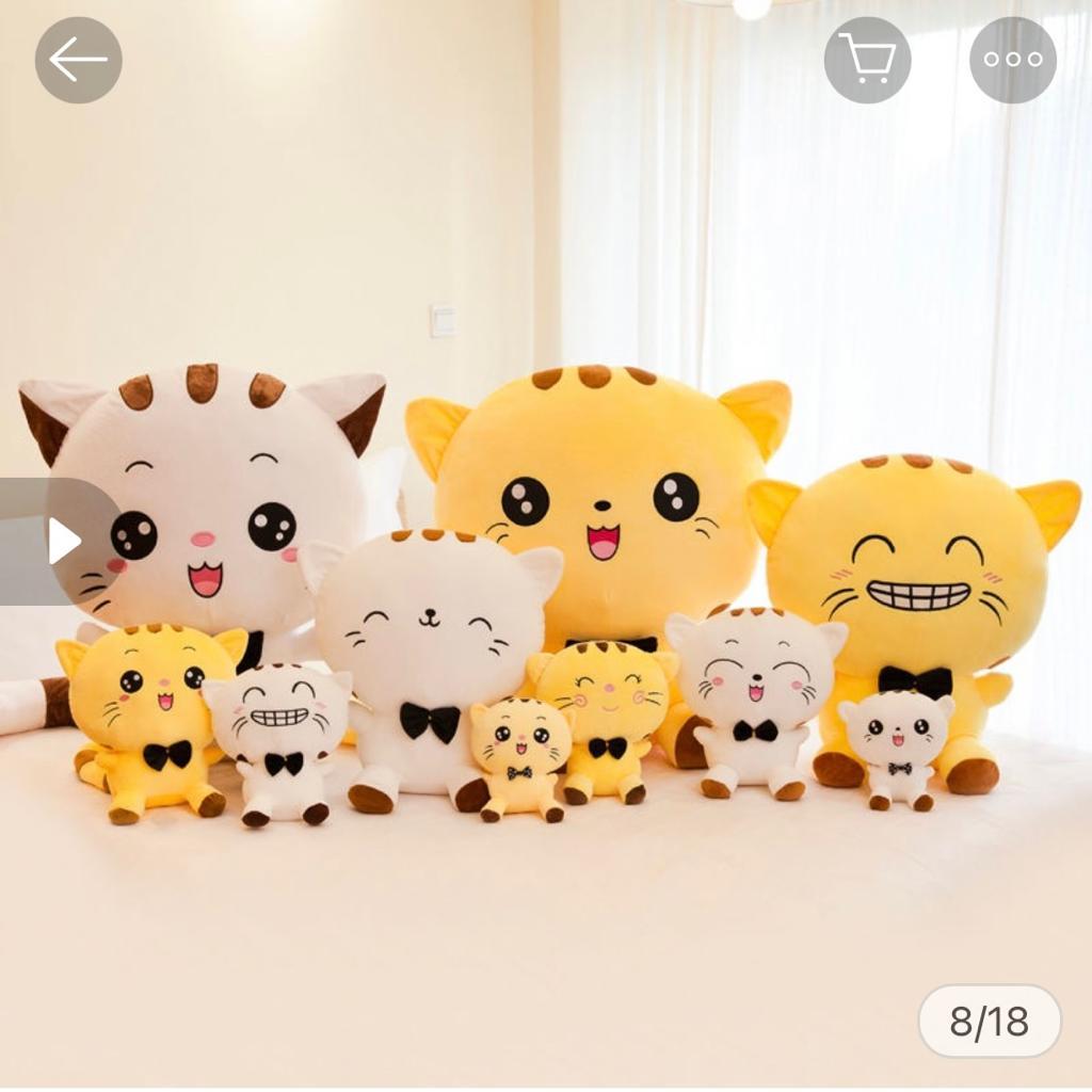 Jual Boneka Kucing Lucu Keberuntungan / Lucky Charm Sitting Cat ...
