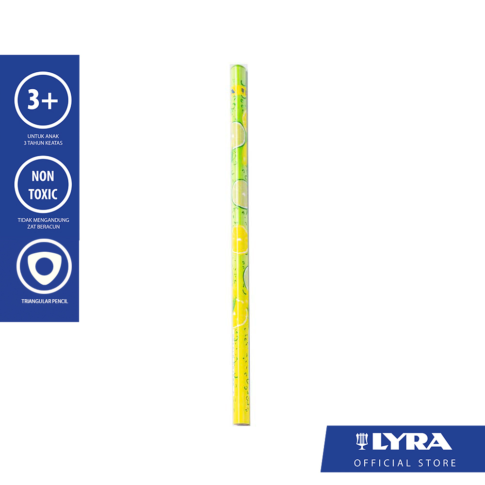 Jual LYRA Triangular Fancy Pencil - Pensil dengan Desain Menarik lemon ...