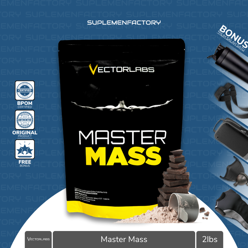 Jual VectorLabs Master Mass 2 Lbs Gainer Protein | Shopee Indonesia