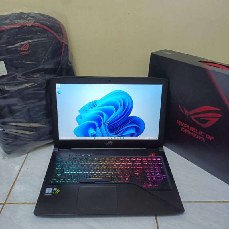 Jual Asus Rog GL503GE Nvidia GTX 1050TI 16gb core i7 Fullset Gaming RGB ...