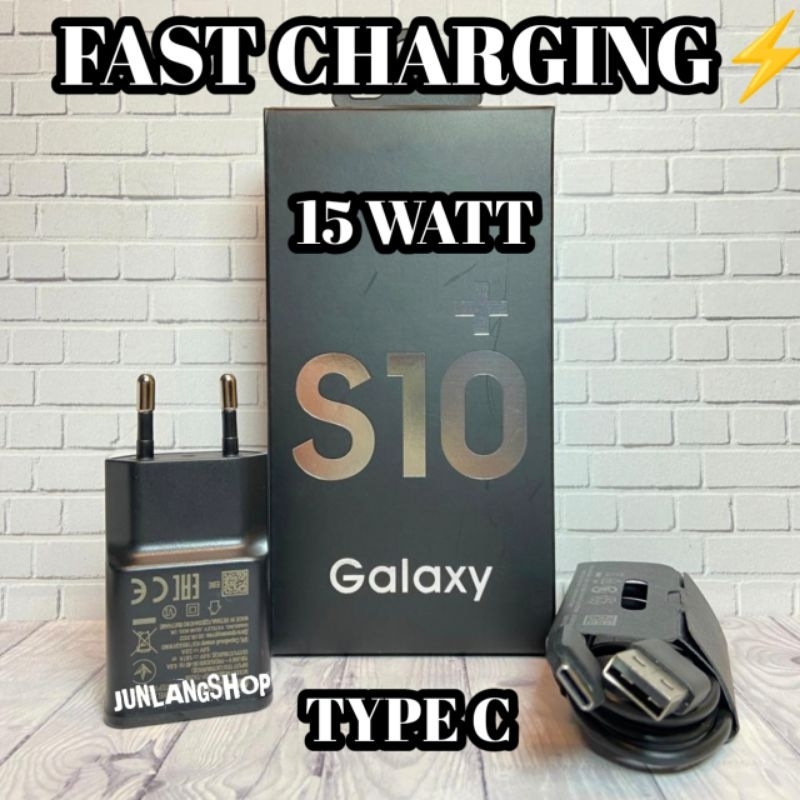 Jual Charger Carger Casan S4msung S10 S9 S10+ Note8 Note9 Original 100% Kabel Type C Fast ...