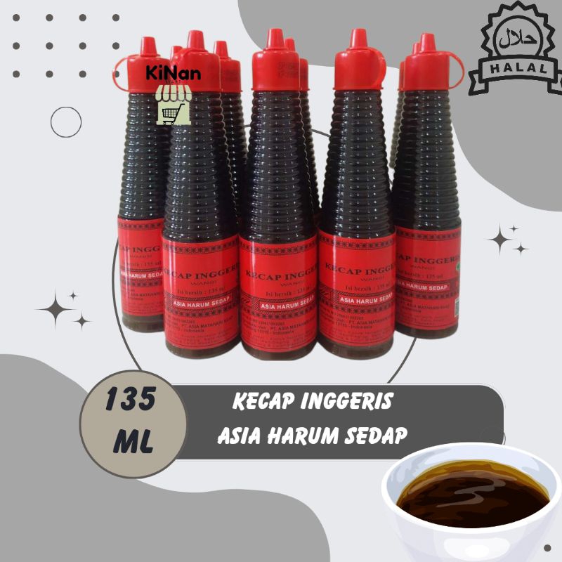 Jual Kecap Inggris / Kecap Inggeris Asia Harum Manis 135ml /saos sauce ...