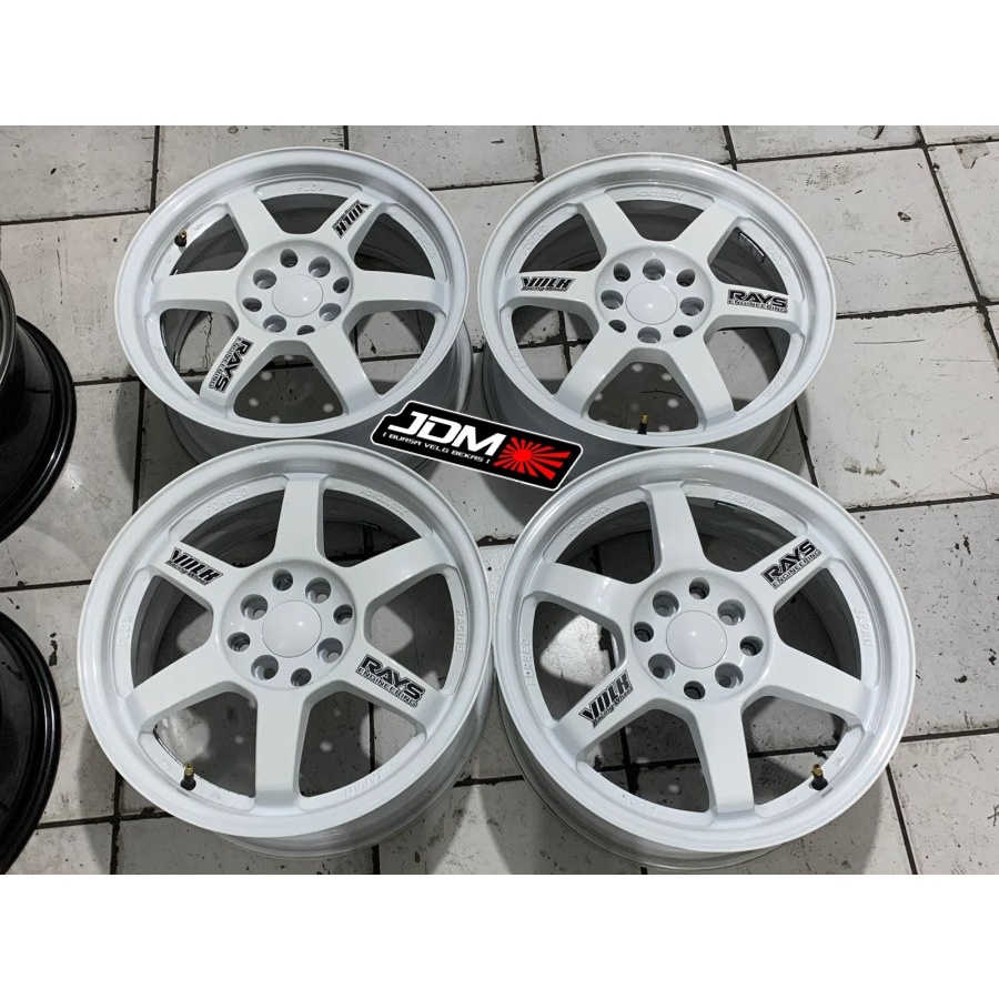 Jual Velg Mobil Ring 16 Volk Rays Baut 4 Murah TE37 R16x7 H8x100-114,3 ...