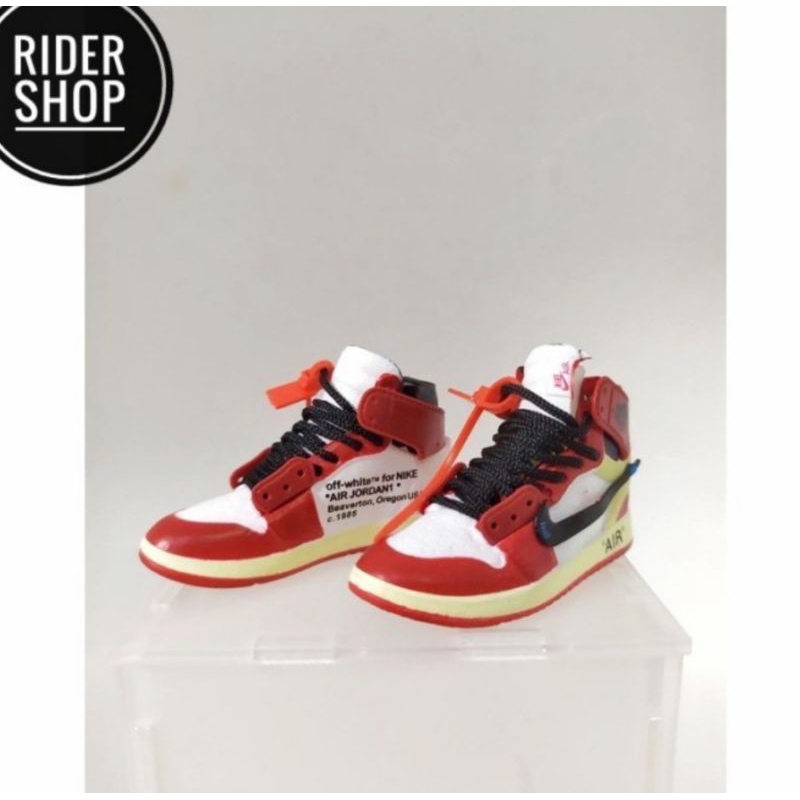 Jual skala 1/6 miniatur sepatu sneaker Nike merah kitbash figure type ...