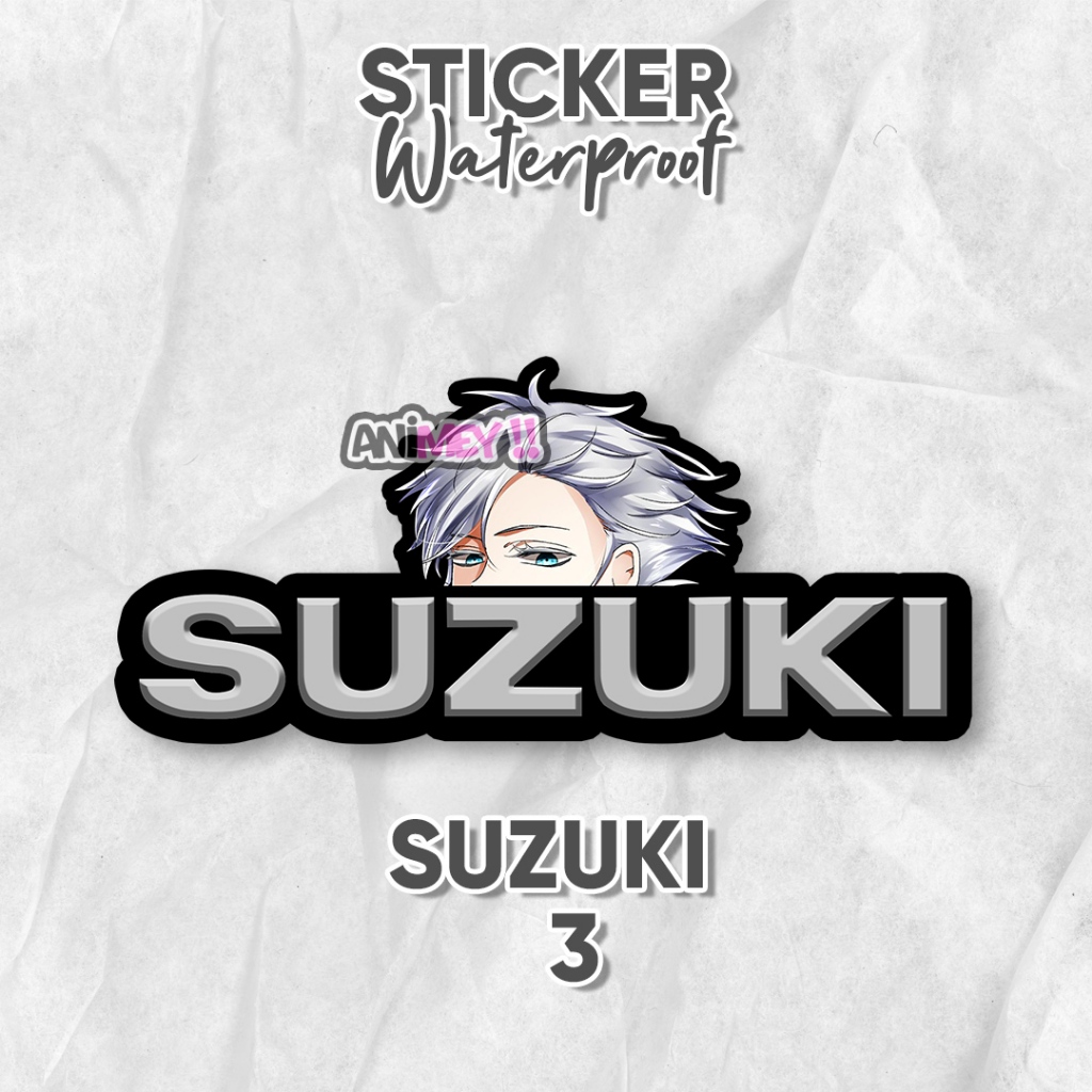 Jual Stiker Gojo Satoru Logo Suzuki / Stiker Anime Waterproof | Shopee ...