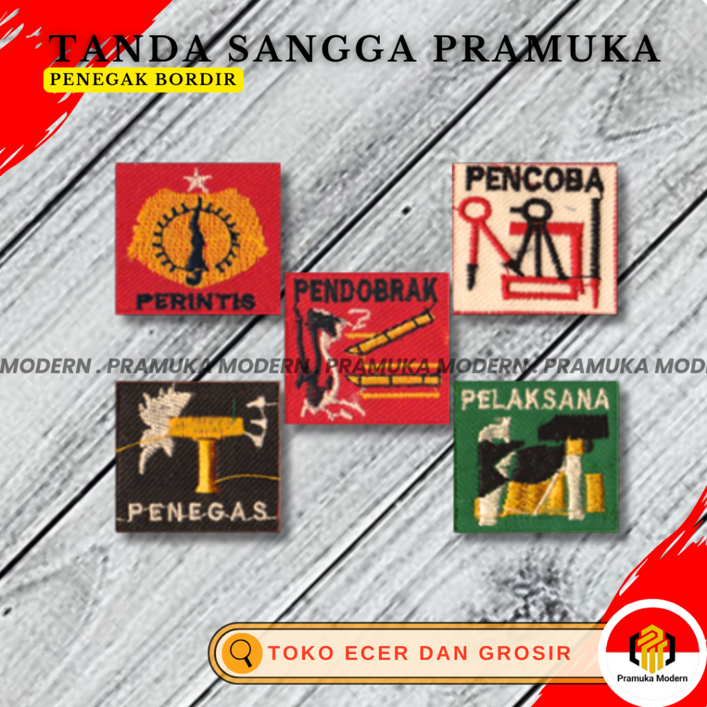 Jual Tanda Sangga Pramuka Penegak Bordir PENCOBA PERINTIS PENDOBRAK ...