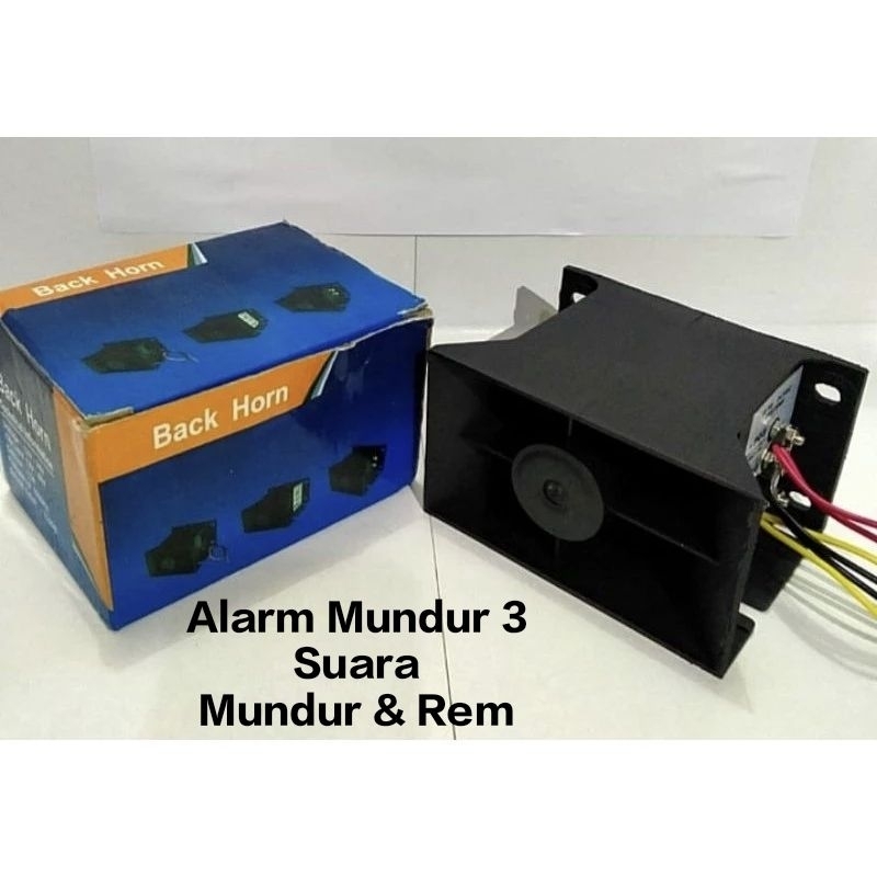 Jual Alarm Mundur 3 Suara Back Horn Atret & Rem Mobil Truck Bus 12 24V ...