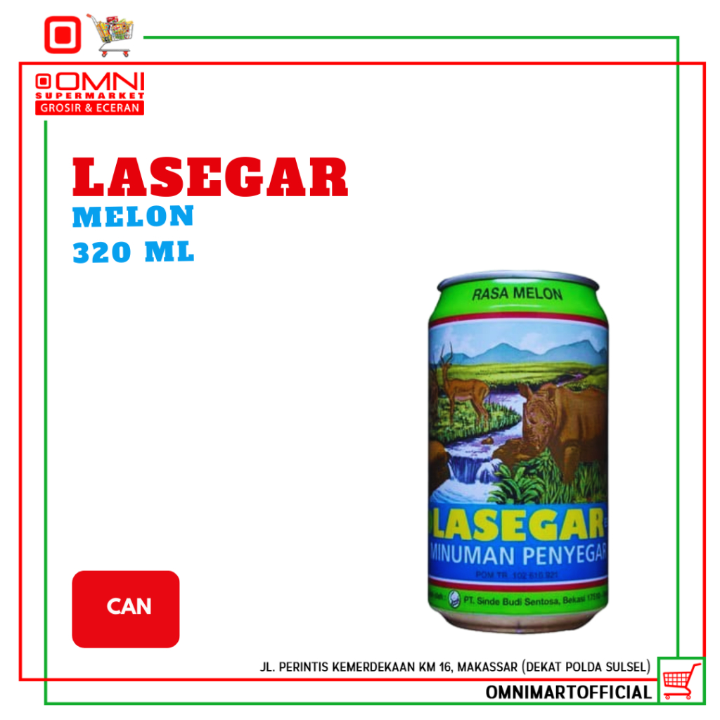Jual Lasegar Melon Can Kaleng 320 Ml Larutan Penyegar | Shopee Indonesia