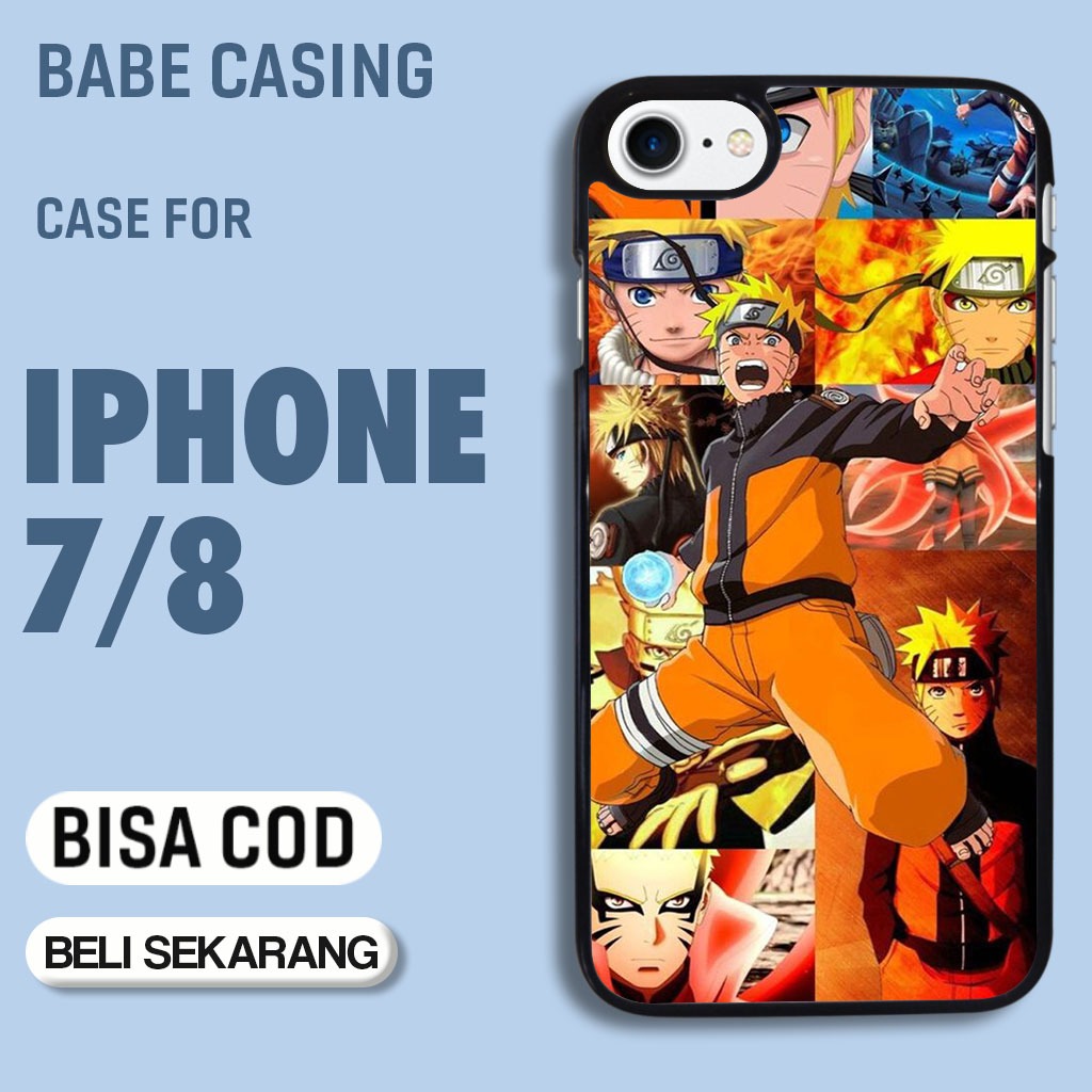 Jual case hp iphone 7 8 terbaru aesthetic anime naruto kartun cute ...