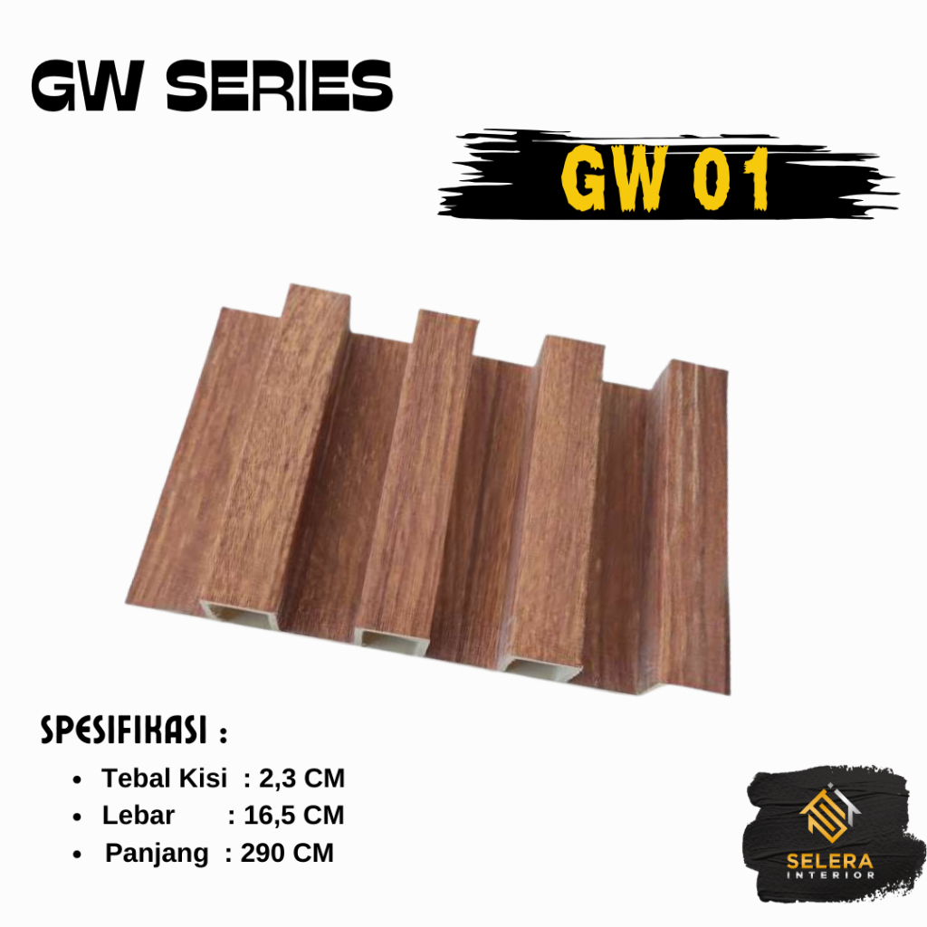 Jual Wood Panel WPC / Wall Panel PVC / Woodpanel Wallpanel Kisi Kisi ...