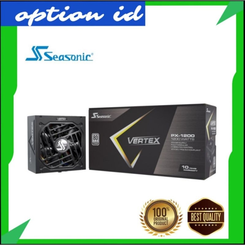 Jual Power Supply SEASONIC VERTEX PX-1200 | PSU 1200W 80+ Platinum PCIe ...