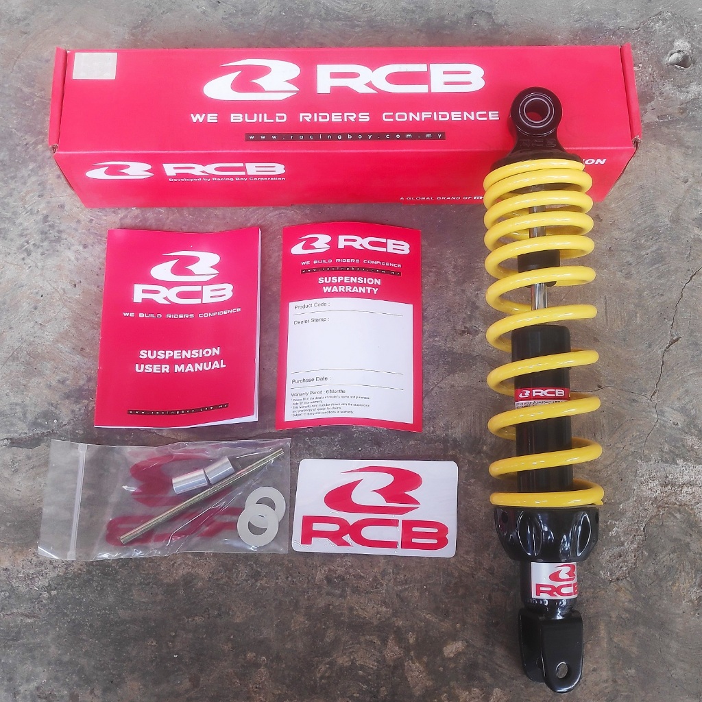 Jual Shockbreaker shock RCB A2 series 305 mm kuning asli original ori ...