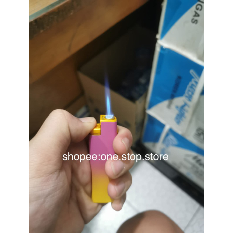 Jual Mancis Korek Api Gas Bara Api Biru / Bara Zet Motif Rainbow Pastel ...