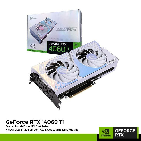 Jual COLORFUL RTX 4060 Ti Ultra W Duo 16GB OC GDDR6 4060Ti 16G-V VGA NVIDIA GEFORCE | Shopee ...