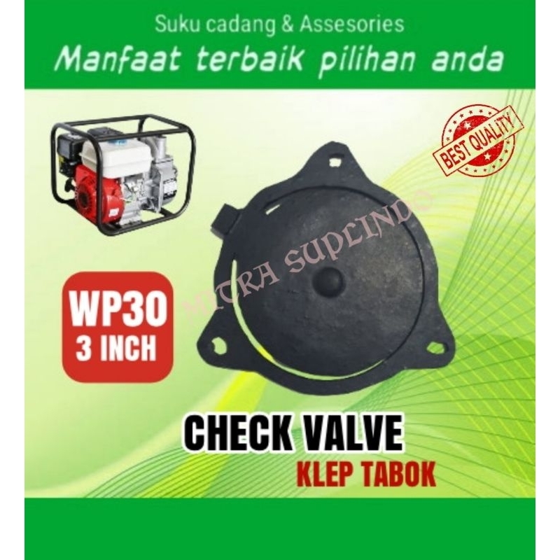 Jual WP30 Check Valve/Klep tabok mesin pompa/Irigasi 3 inch | Shopee ...
