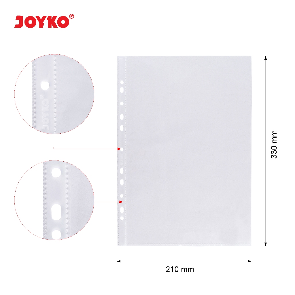 Jual JOYKO SHEET PROTECTOR A4 F4 PLASTIK PP POCKET A4 F4 FILE FOLDER ...