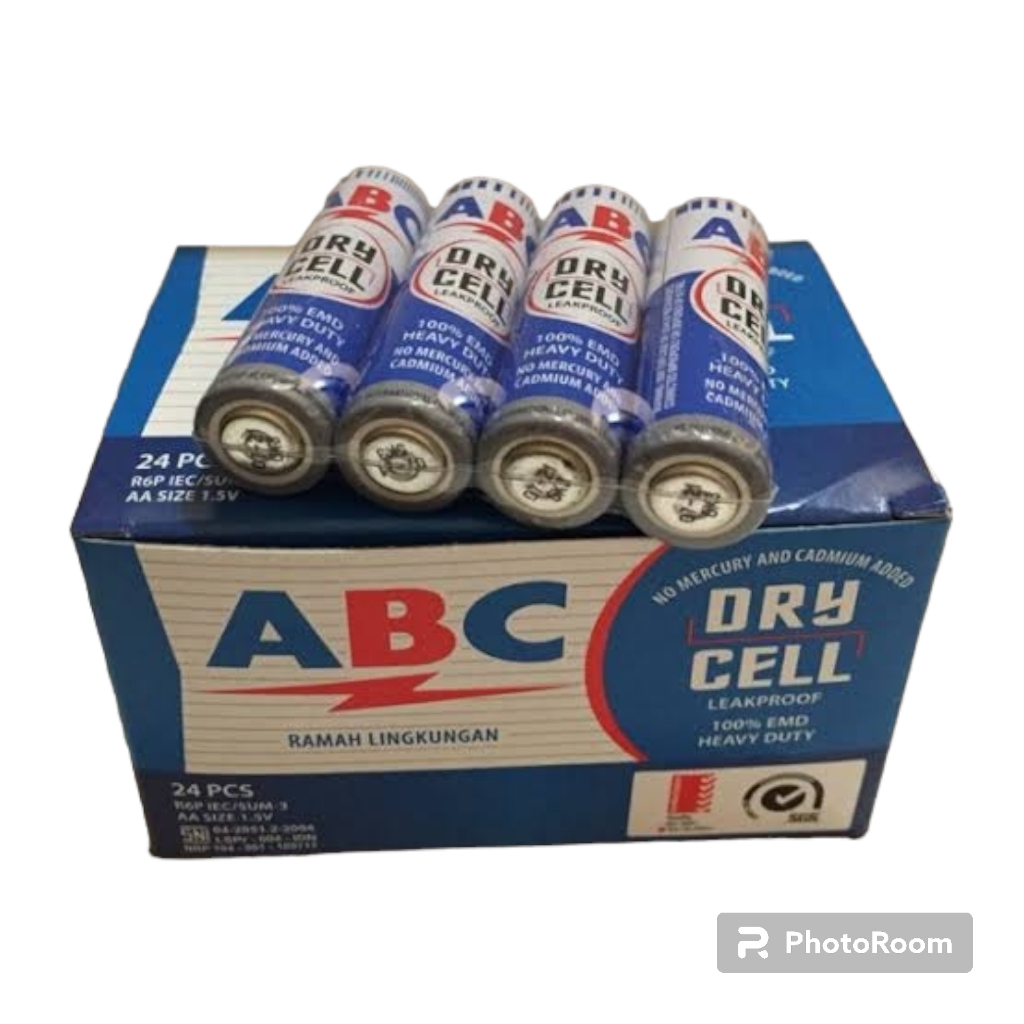 Jual BATERAI ABC BIRU ISI 24 PCs | Shopee Indonesia