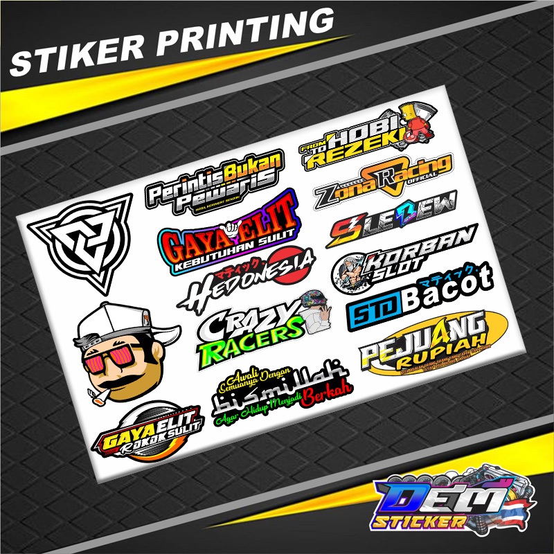 Jual STIKER PACK KATA KATA VIRAL DAN GAUL STIKER PAKETAN /1LEMBARAN ...