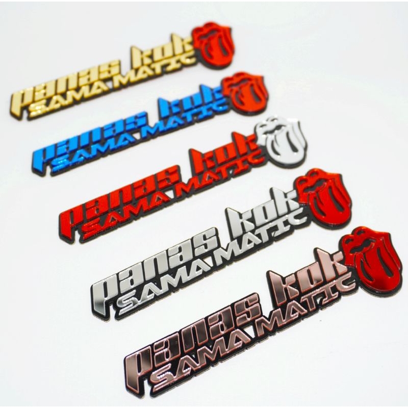 Jual Emblem Acrylic / Emblem Timbul / Emblem Keren / Panas kok sama ...