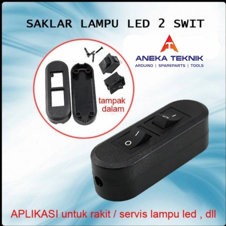 Jual Saklar Lampu LED 2 switch ON/OFF | Shopee Indonesia