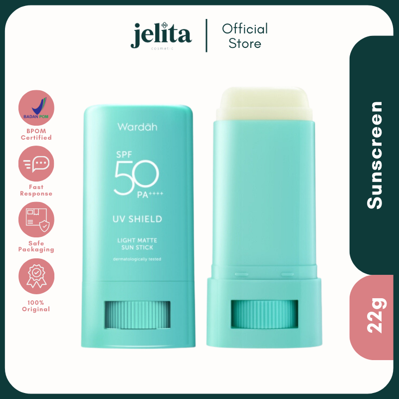 Jual Jelita Cosmetics - Wardah UV Shield Light Matte Sun Stick 22 g ...