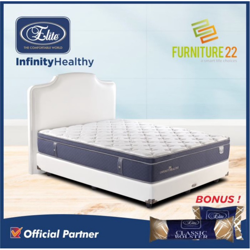 Jual Kasur Springbed Elite Infinity Healthy - Firm | Shopee Indonesia