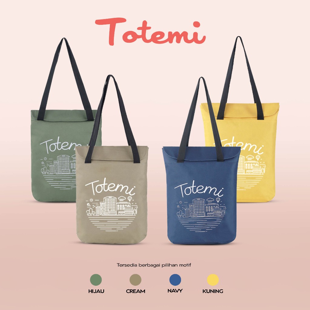 Jual Totemi - Origin Series Tote Bag | Tas Tote Bag Premium Wanita ...