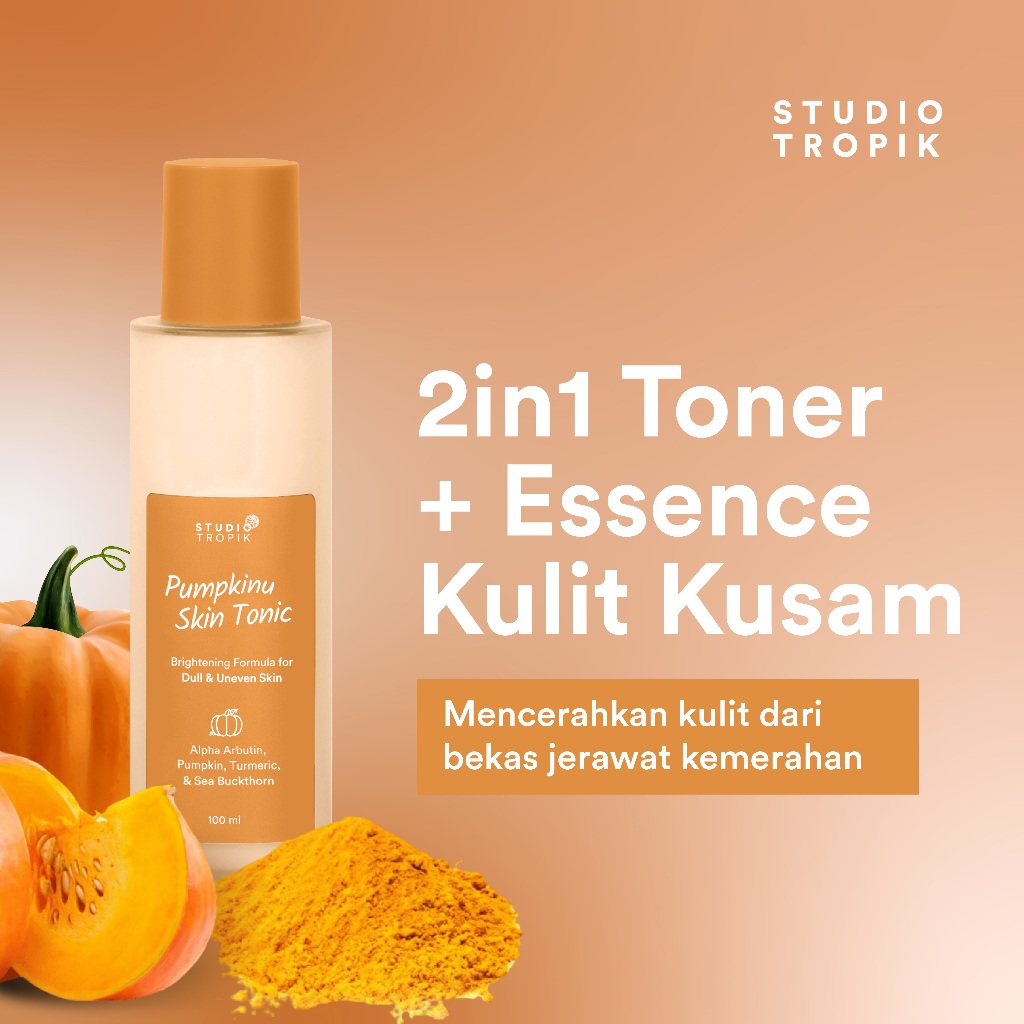 Jual Studio Tropik Pumpkinu Skin Tonic | Shopee Indonesia
