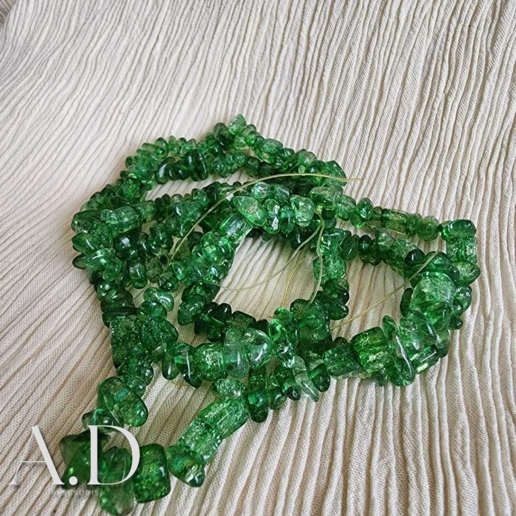 Jual Manik Krikil EXCLUSIV ASLI Batu Pecah Bahan Craft Panjang 70CM ...