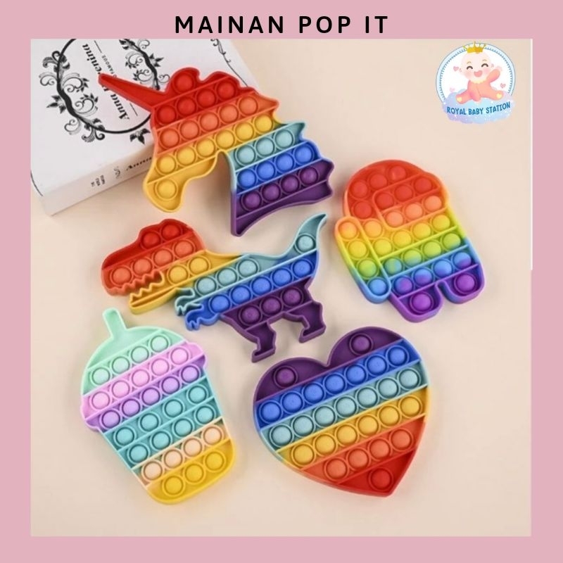 Jual Mainan Pop It Karakter Edukasi Anak Murah Lucu | Shopee Indonesia