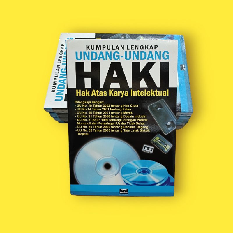 Jual BUKU PENDIDIKAN HUKUM // KUMPULAN LENGKAP UNDANG UNDANG HAKI ( HAK ATAS KARYA INTELEKTUAL ...
