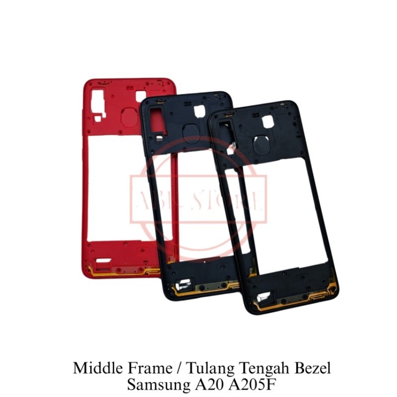 Jual Middle Frame - Tulang Tengah Bezel Samsung Galaxy A20 A205f Bezzel - Rangka Casing | Shopee ...