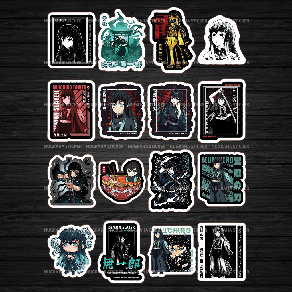 Jual 416 PCS Sticker Muichiro Tokito Demon Slayer - Muichiro Tokito ...