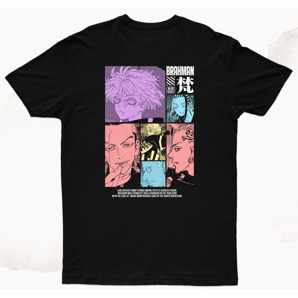 Jual Kaos Anime Tokyo Revengers Brahman Gang Squad | Shopee Indonesia