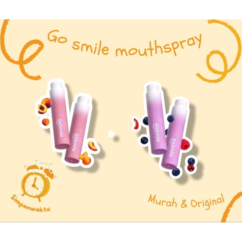 Jual Go Smile Mouth Spray untuk Menghilangkan Bau mulut | Shopee Indonesia