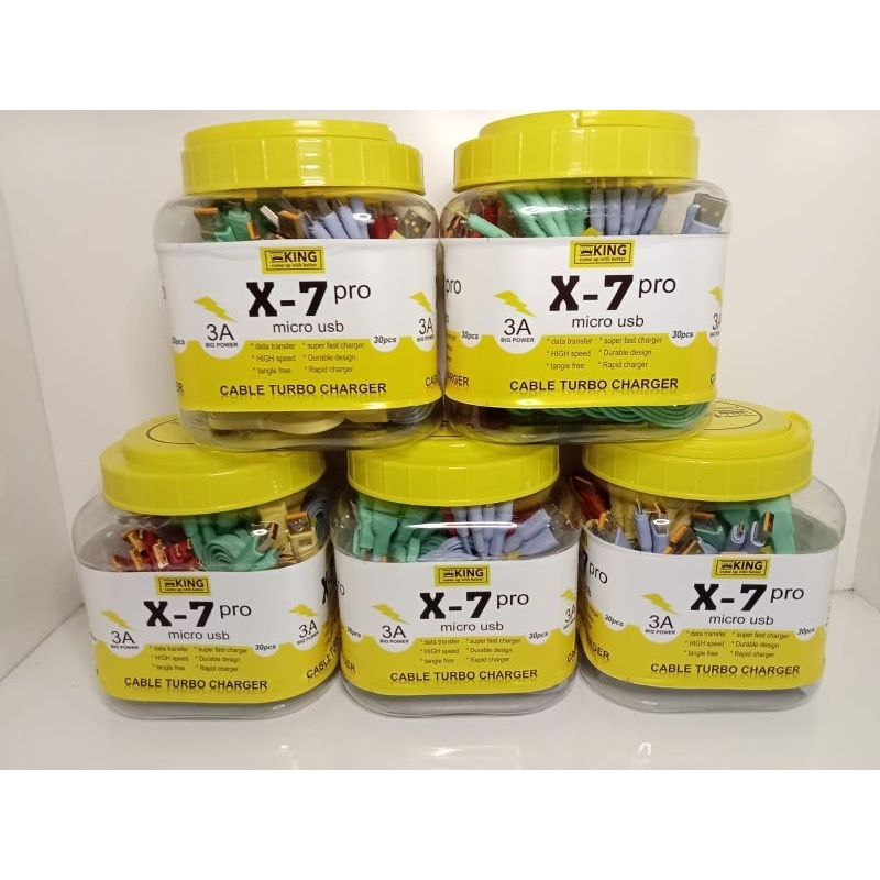Jual kabel data x-7 pro vooc dan fast original KING | Shopee Indonesia