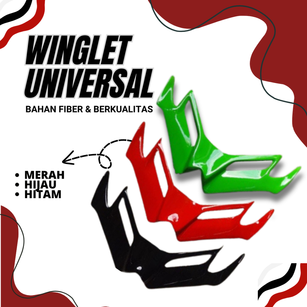 Jual WINGLET YAMAHA R15V2 WINGLET R15 V2 OLD WINGLET NINJA250 KARBU FI ...