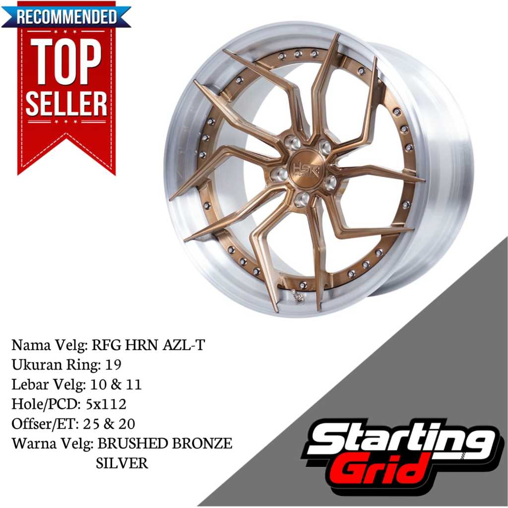 Jual Velg Mobil HSR Forged Ring 19 Untuk Mercy, Beetle New, Tiguan, Passat, Audi, Golf new ...