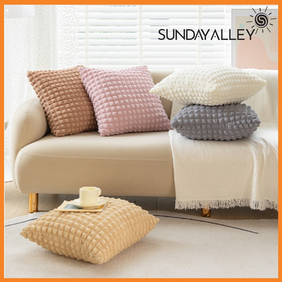 Jual Sunday Alley - Sarung Bantal Sofa Polos Modern Minimalis Elegan ...