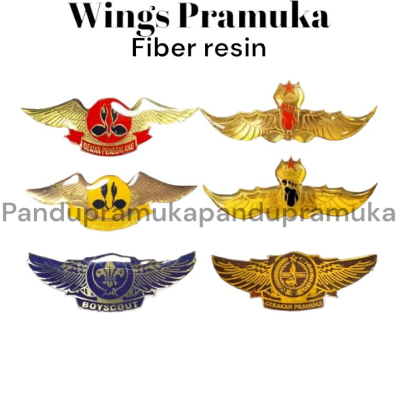 Jual Wing Pramuka | wing tapak | wing dewan penggalang | Shopee Indonesia