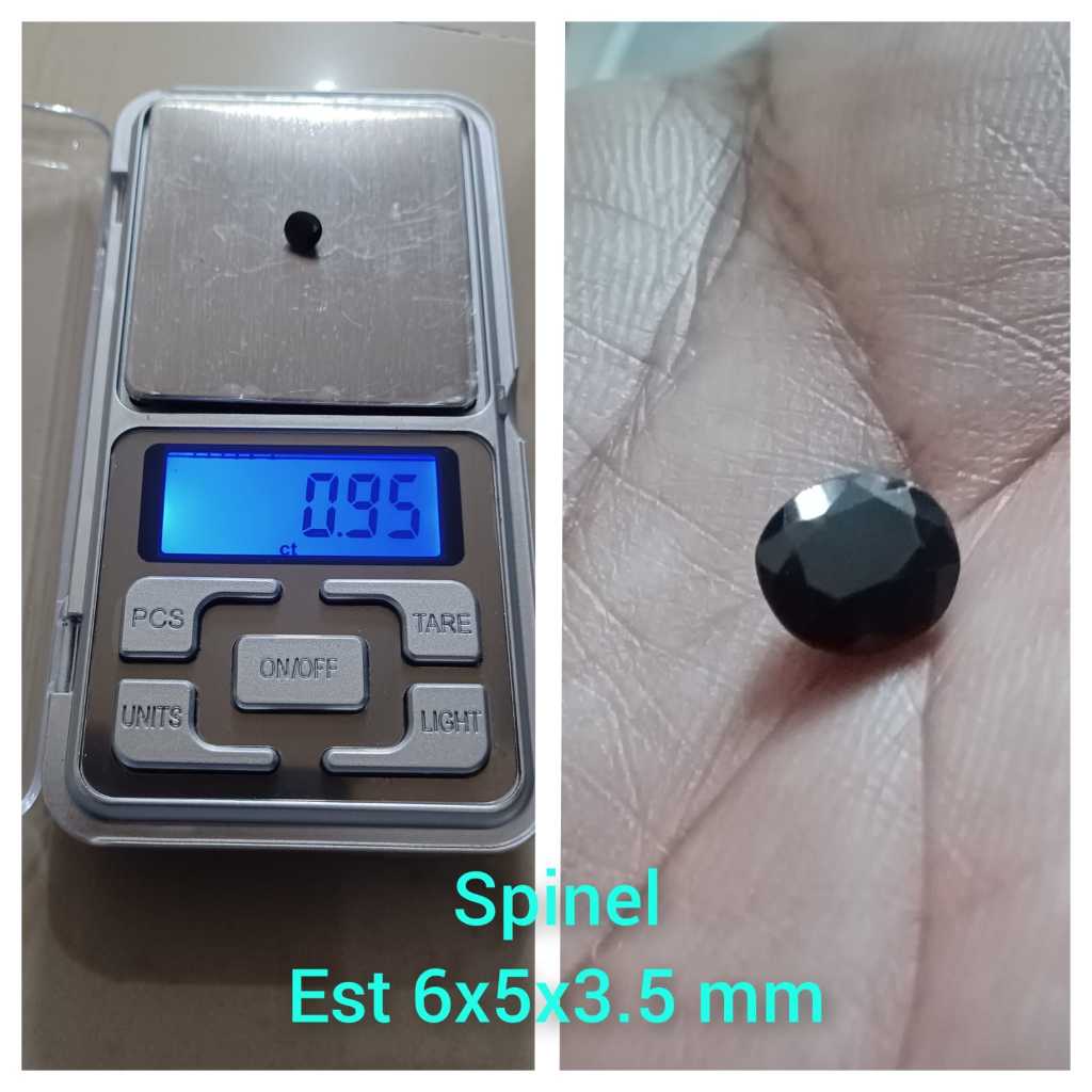 Jual Spinel black natural original asli alami | Shopee Indonesia